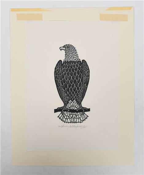 Jacques Hnizdovsky | Bald Eagle (1975) | MutualArt