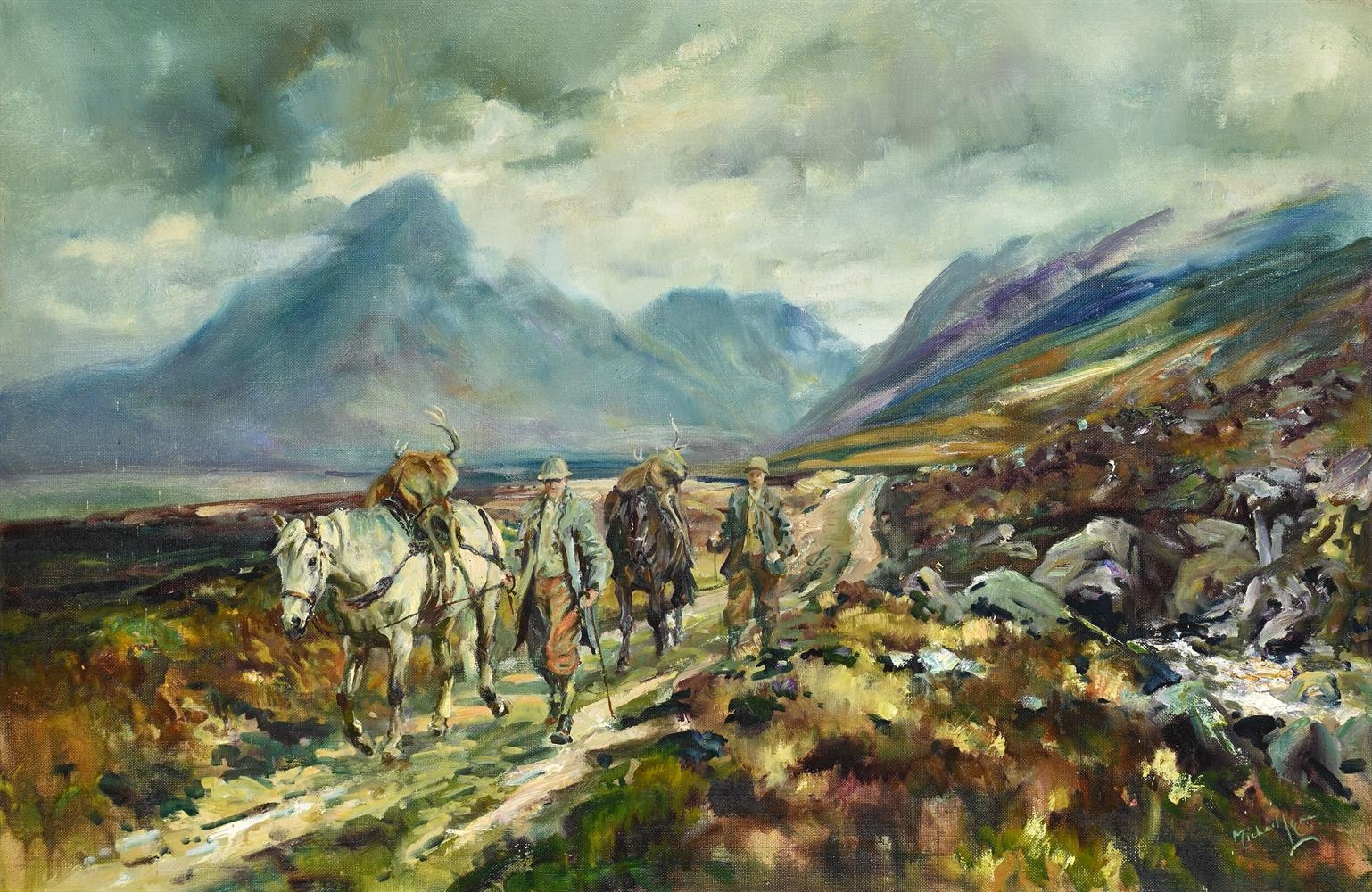 Michael Lyne | BLACK MOUNTAIN, GLEN COE/RANNOCH | MutualArt