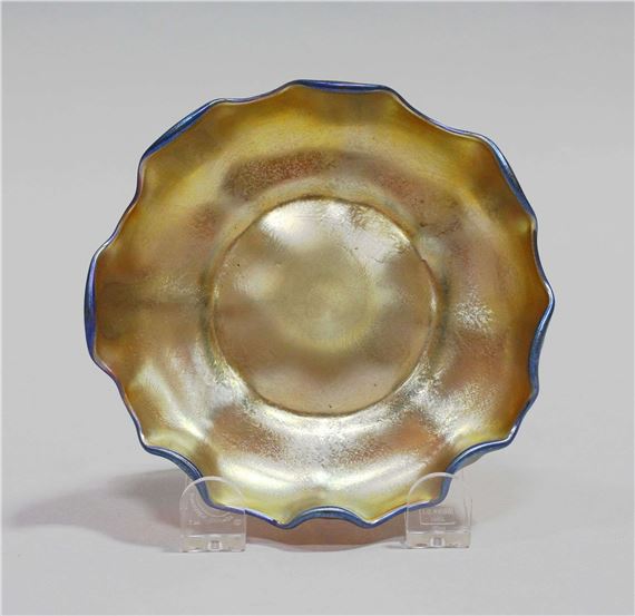 Louis Comfort Tiffany | Favrile Art Glass Finger Bowl | MutualArt