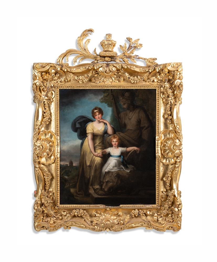 Maria Cosway | PORTRAIT OF CAROLINE, PRINCESS OF WALES AND HER DAUGHTER ...