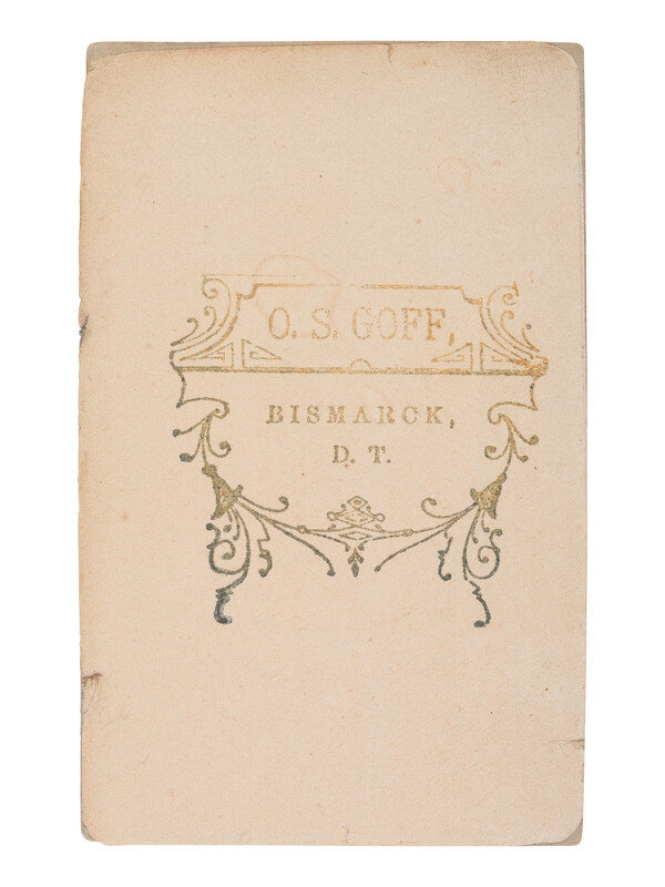 Orlando S. Goff | CUSTER, George Armstrong]. GOFF, O.S., photographer ...