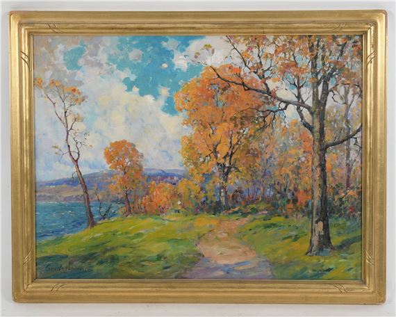 George Newman | Fall Landscape (1956) | MutualArt