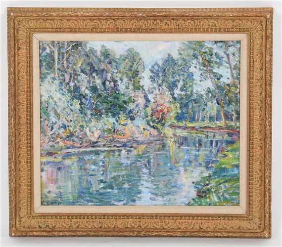 Charles Genge | Bend on the River | MutualArt