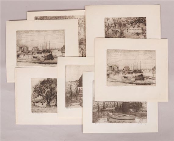 Harry Lee Gadbury | Group of Etchings | MutualArt
