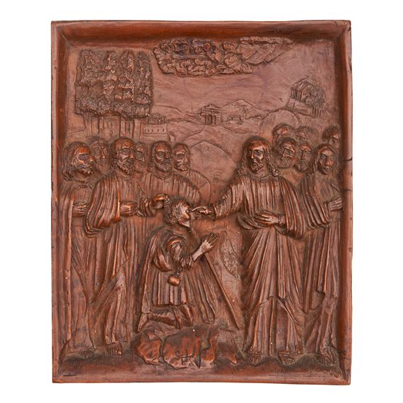 German School | German Renaissance Style Pearwood Relief, | MutualArt
