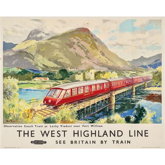 Jack Merriott | THE WEST HIGHLAND LINE (Circa 1950) | MutualArt