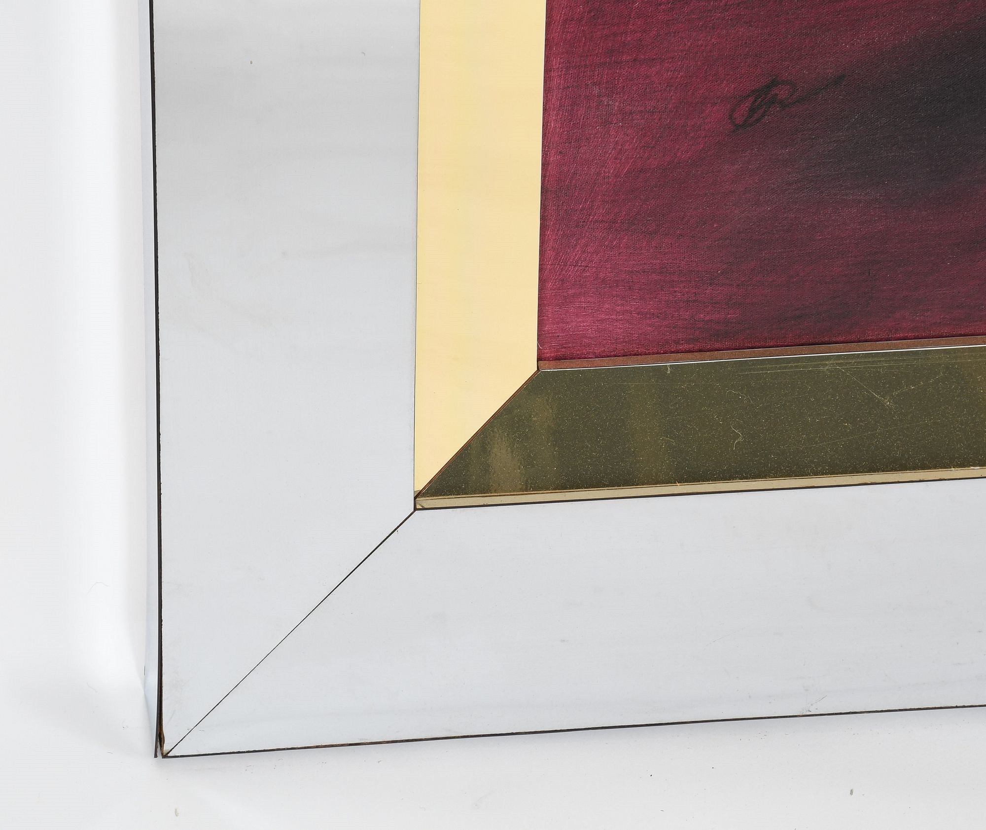 Paul Evans | Large Acrylic Veneered Frame (Circa 1980) | MutualArt