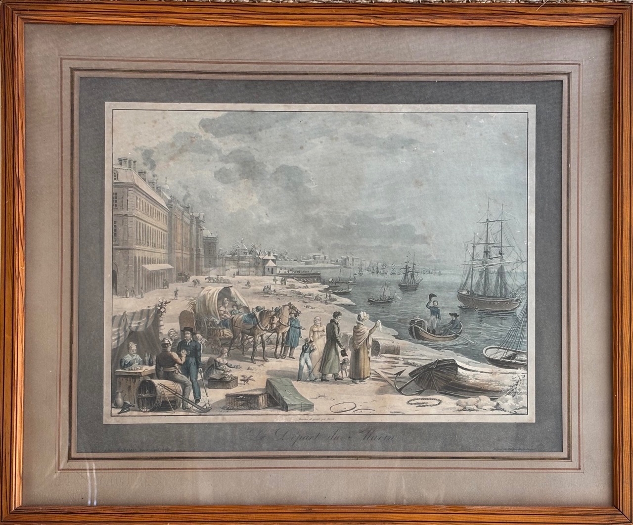 Jean-Pierre-Marie Jazet | Le départ du marin | MutualArt