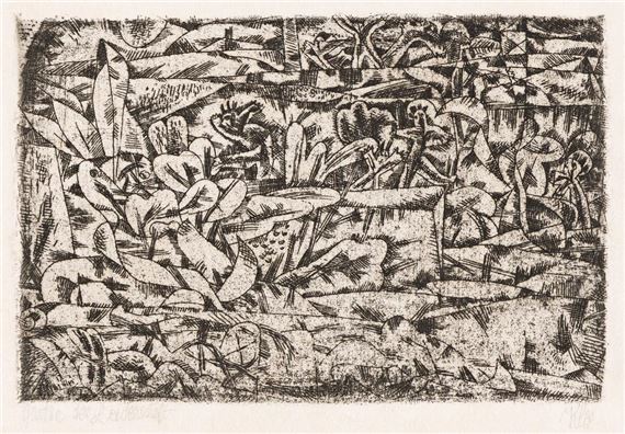 Paul Klee | Garten der Leidenschaft (1913) | MutualArt