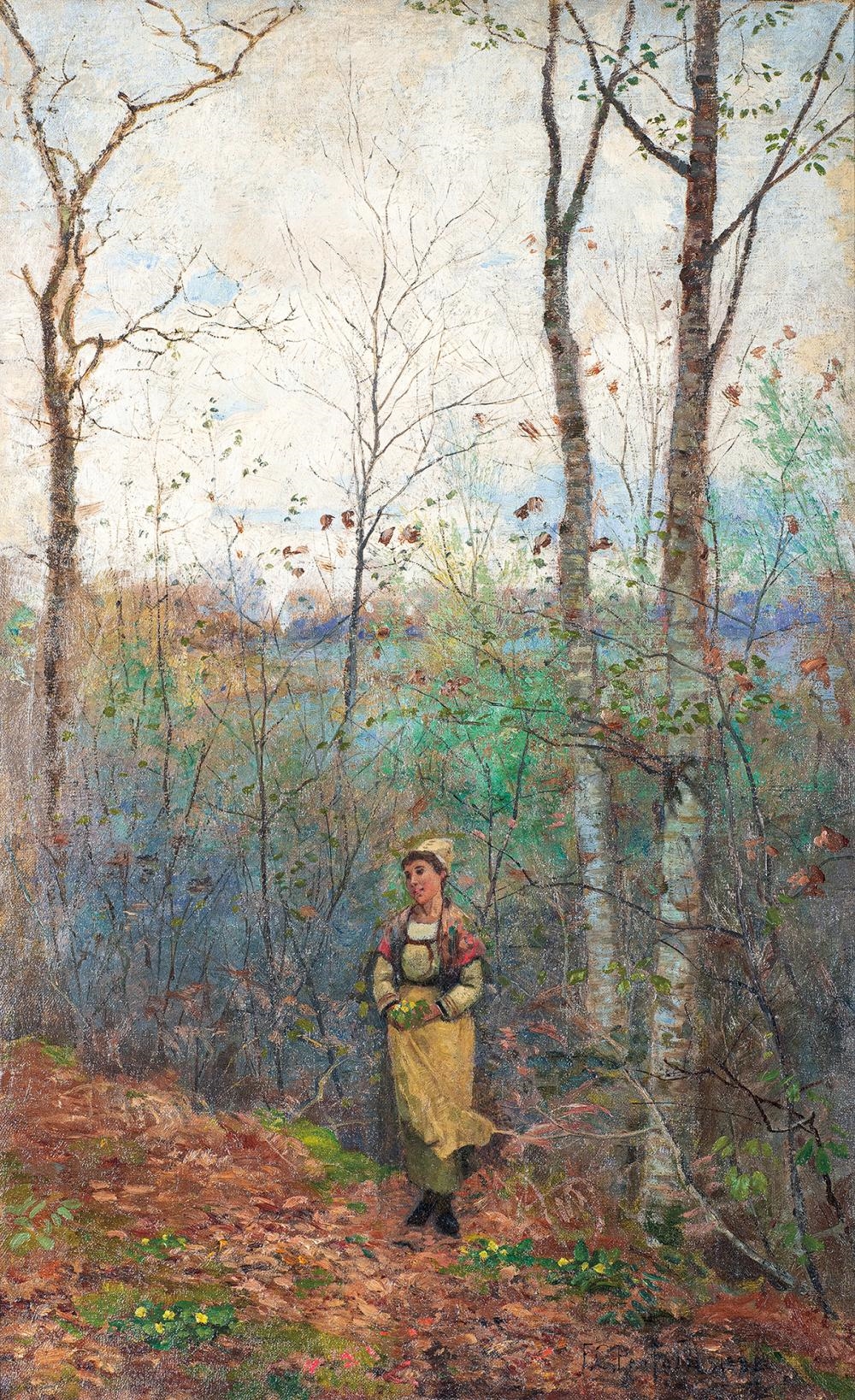 Frank C. Penfold | Strolling Through the Forest (1882) | MutualArt