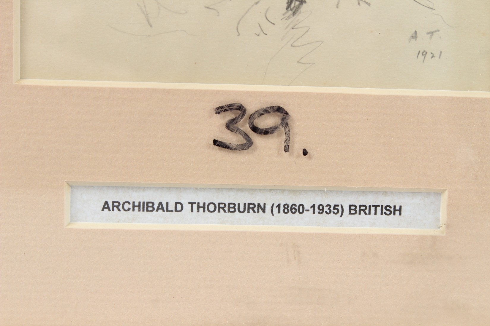 Archibald Thorburn | pencil sketch of Coal Tits (1921) | MutualArt