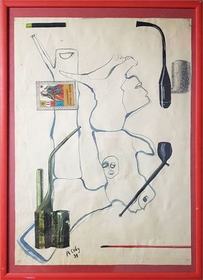 Robert Caby | Infiniment sur le gazon (1959) | MutualArt
