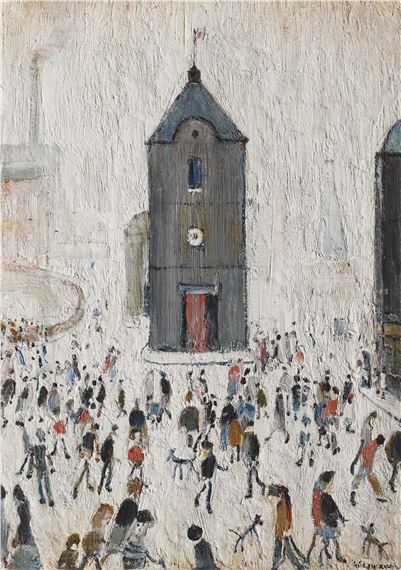 Laurence Stephen Lowry | The Black Church (1964) | MutualArt