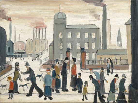 Laurence Stephen Lowry | Industrial Landscape (1957) | MutualArt