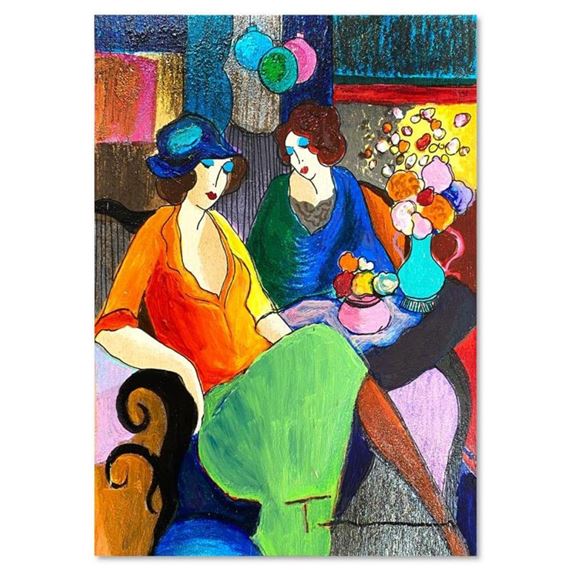 Itzchak Tarkay | Chit Chat | MutualArt
