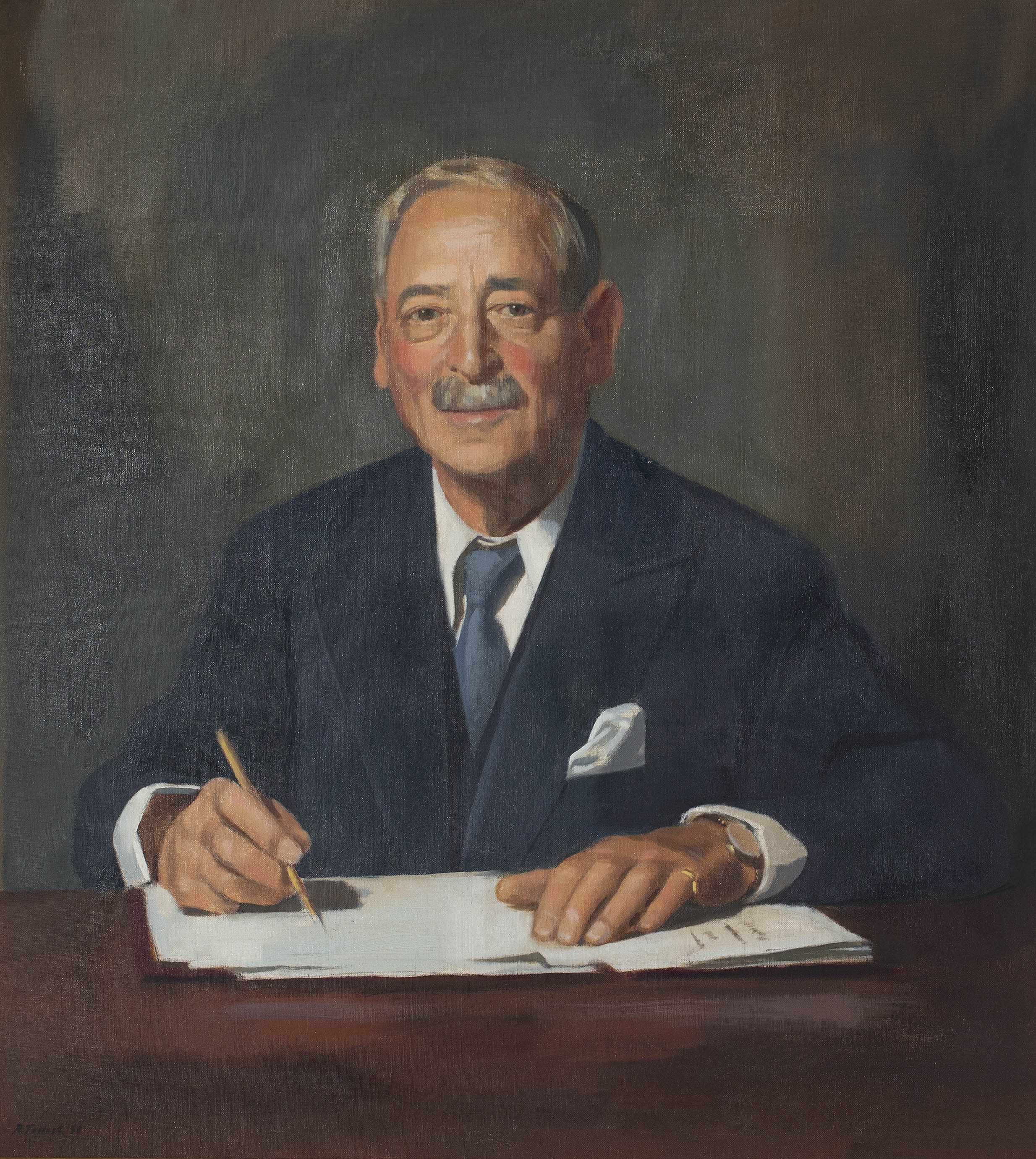 Robert Tollast | Portait of Sir Ernest Oppenheimer | MutualArt