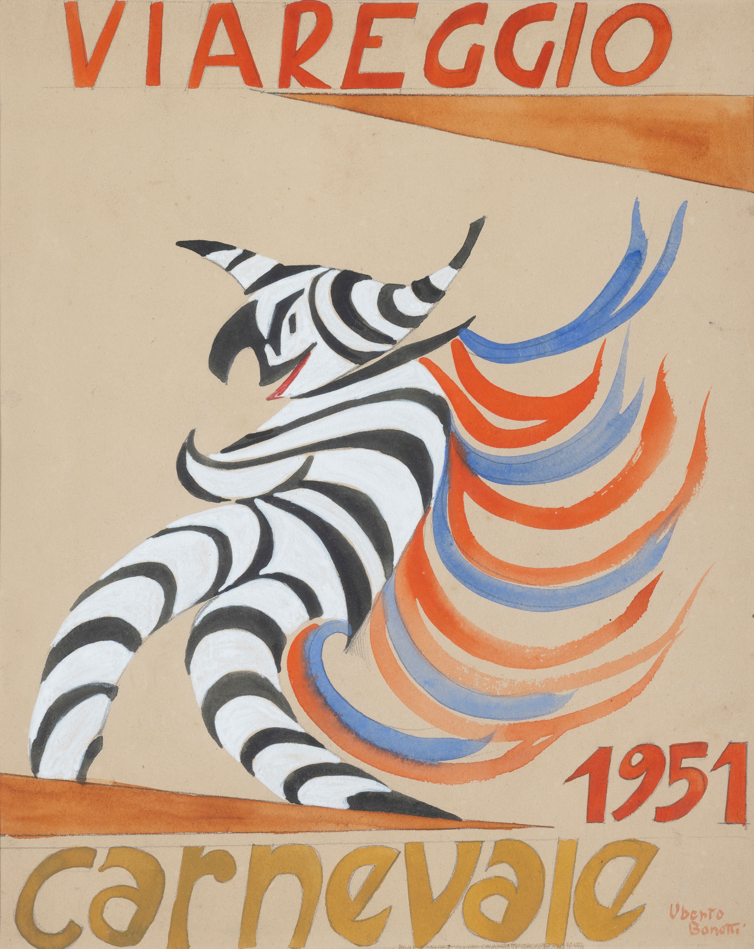Uberto Bonetti | Carnevale Di Viareggio (1951) | MutualArt