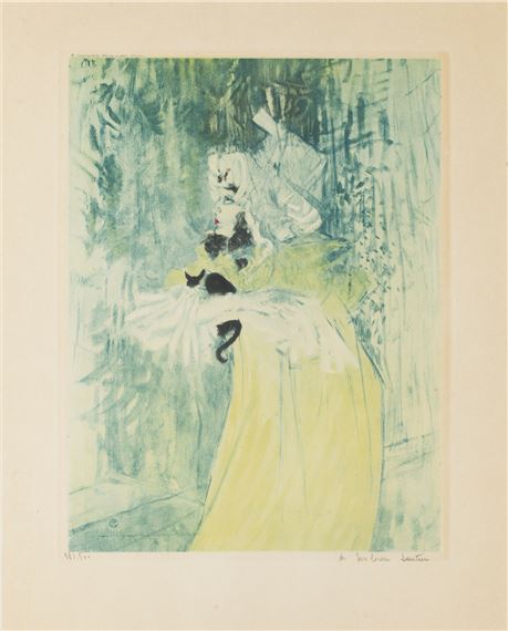 de Toulouse-Lautrec Henri | Pani May Belfort i jej kot | Compare ...