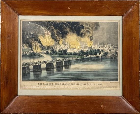 Currier & Ives | The Fall of Richmond Va. on the Night of April 2nd ...