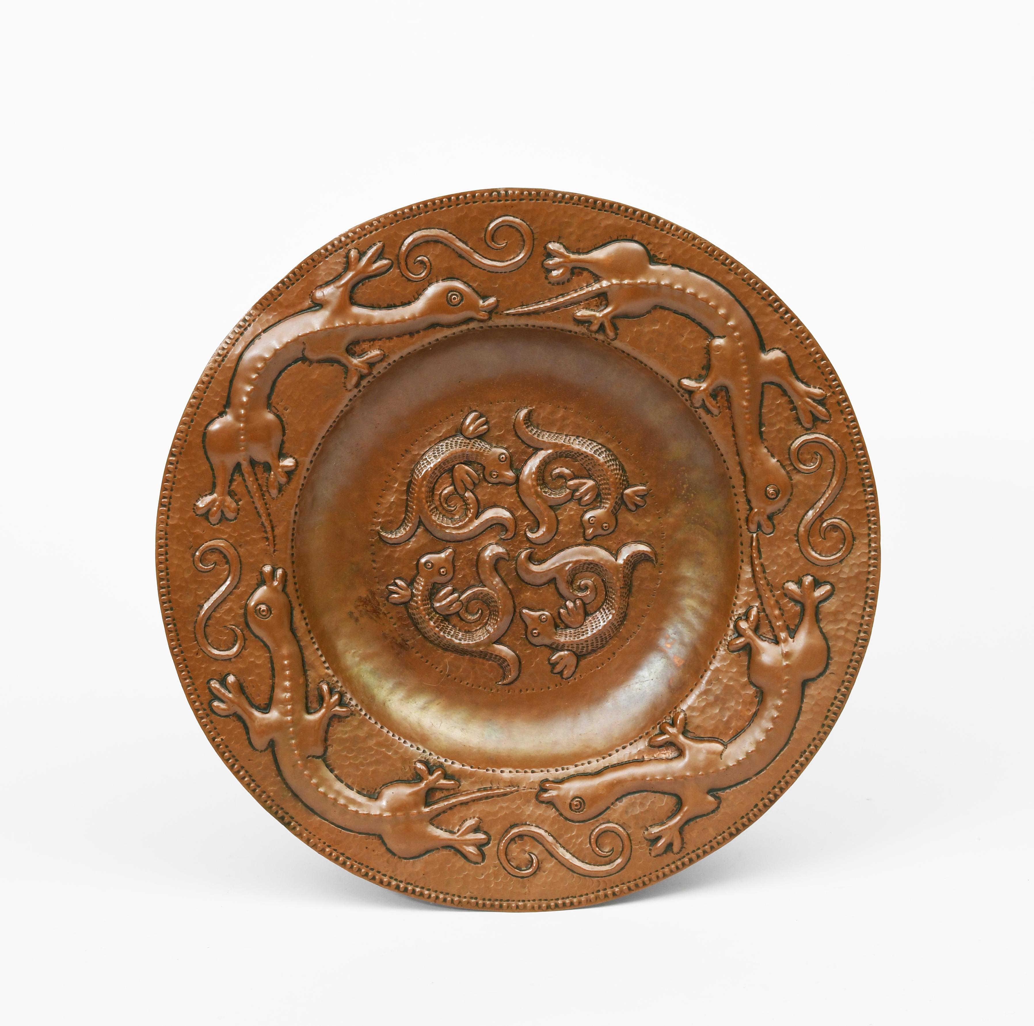 John Pearson | A repousse copper charger (1899) | MutualArt