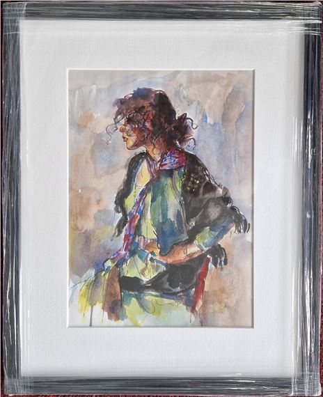 Robert Lenkiewicz | Study of Eliza in profile (August 1978 (1978 ...