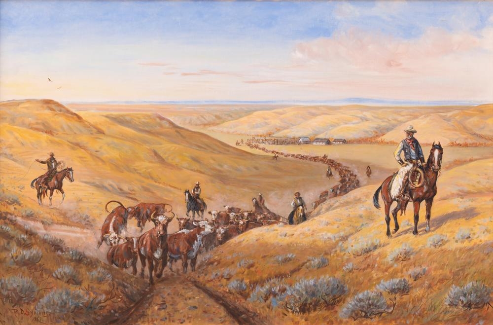 Robert David Symons | Ranching in Alberta Early 1900s (1962) | MutualArt