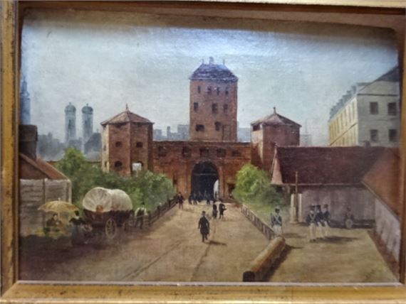F. Martin | Isartor in Munich (Circa 1860) | MutualArt