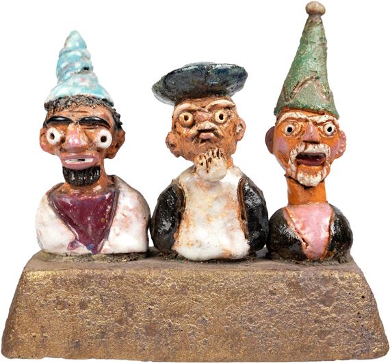 Fulvio Pennacchi | Três Figuras Cômicas | MutualArt