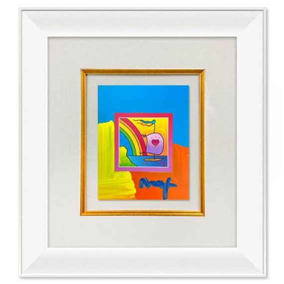 Peter Max | Sailboat with Heart | MutualArt