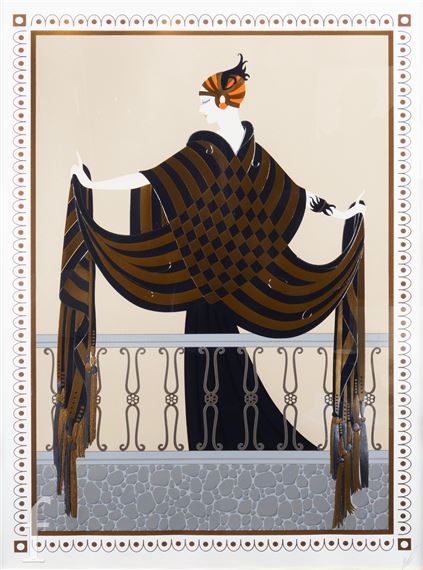 Erté | The Balcony (1989) | MutualArt