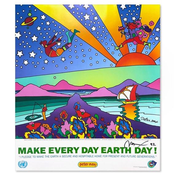 Peter Max | Earth Day | MutualArt