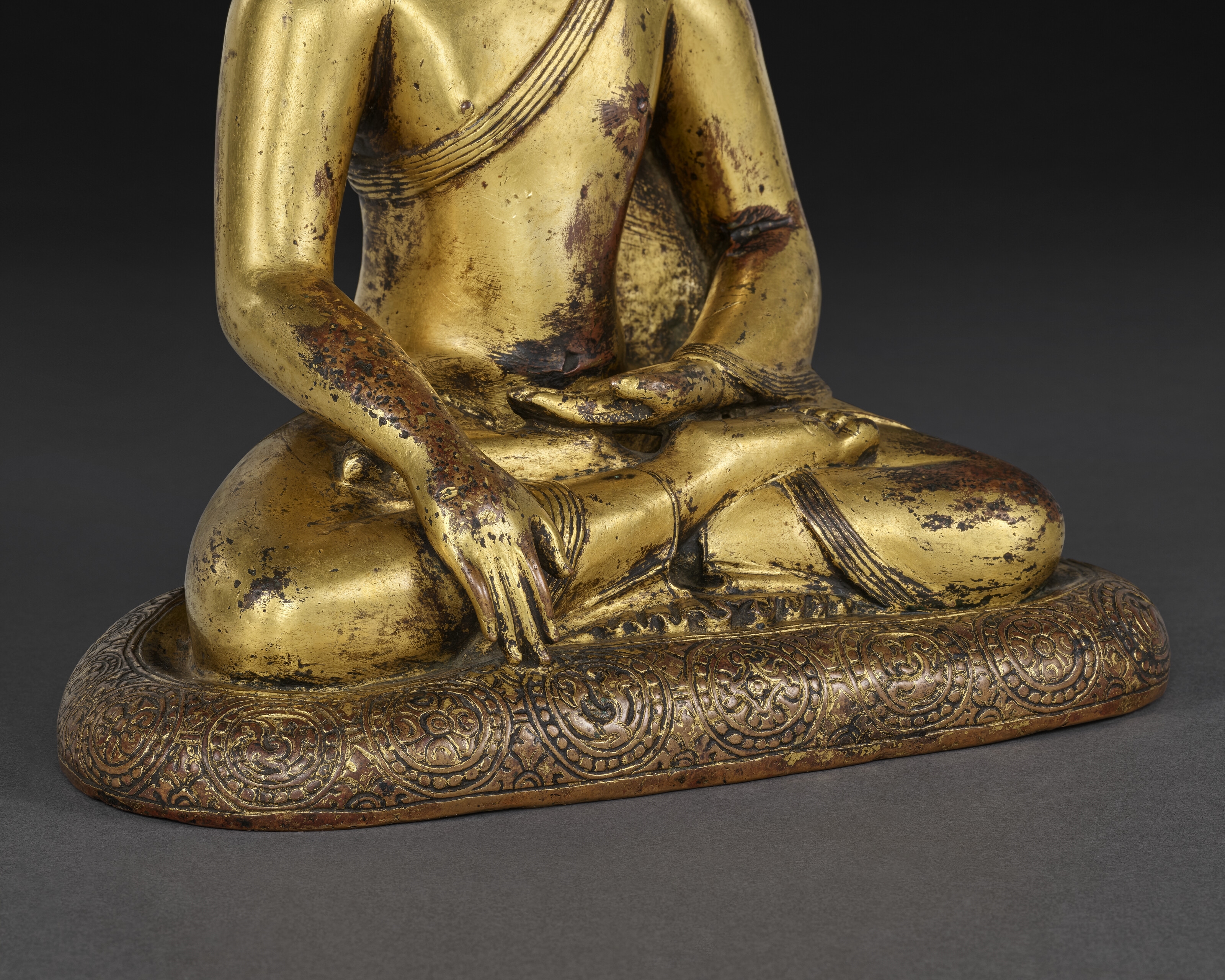 Nepalese School, 8th Century | A GILT COPPER FIGURE OF SHAKYAMUNI ...