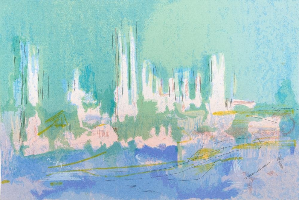 Lloyd Rees | Emerging City (1985) | MutualArt