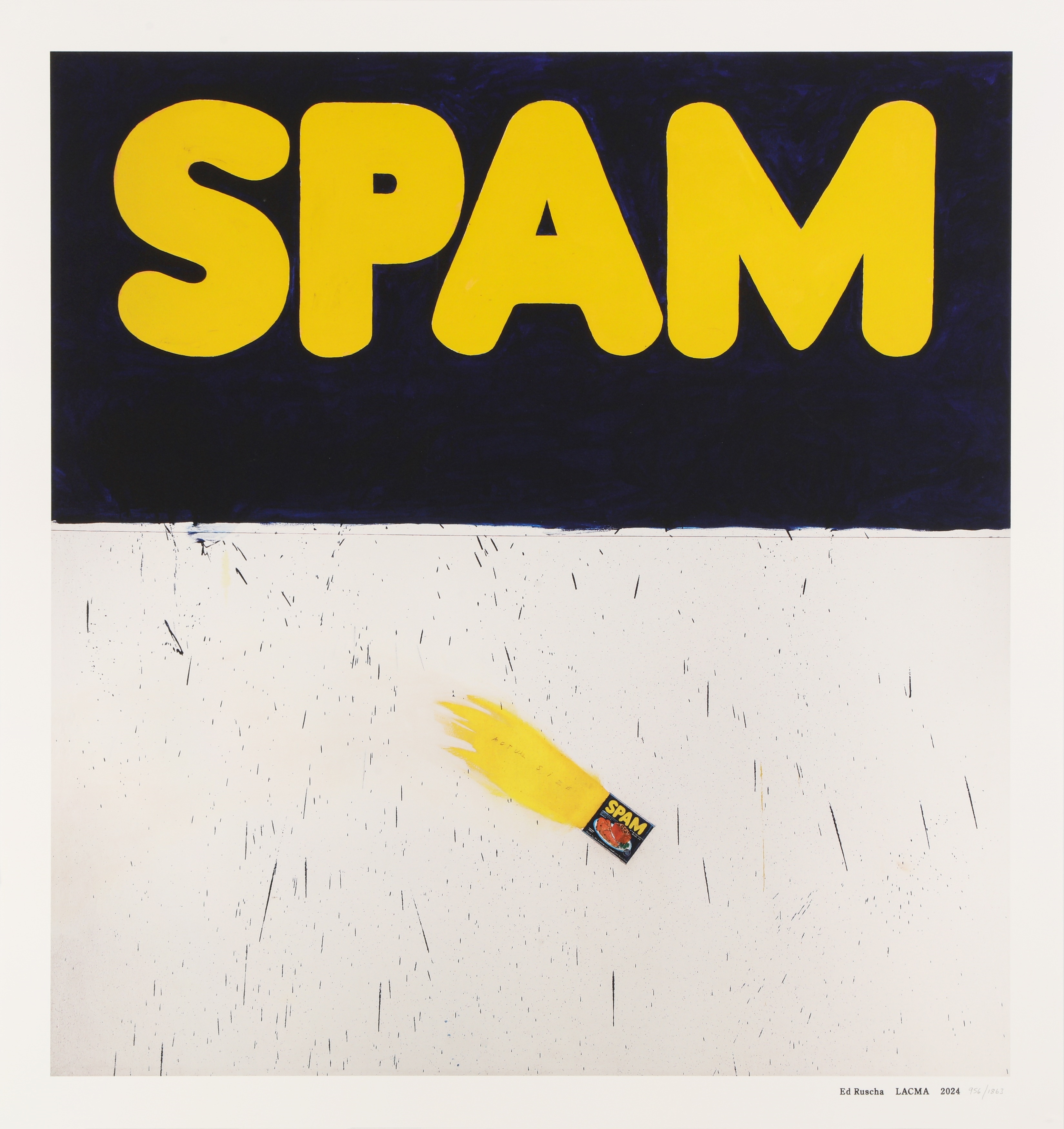 Ed Ruscha | Actual Size (2024) | MutualArt