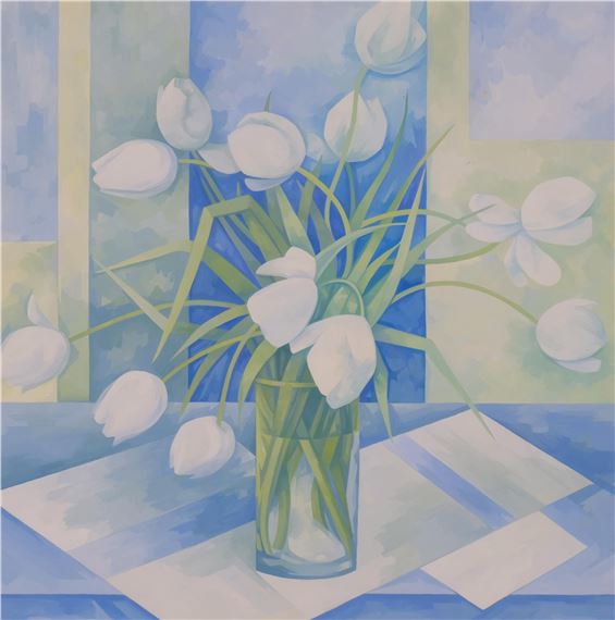 Barbara Todd | still life tulips | MutualArt