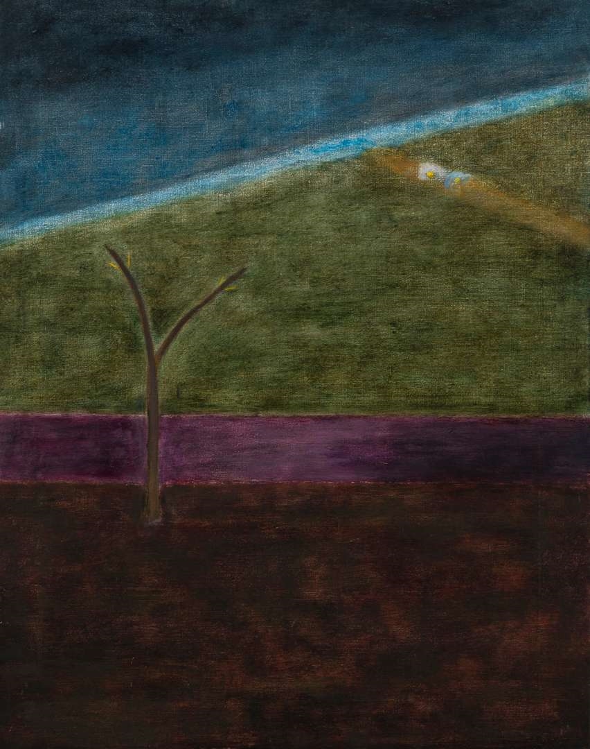 Craigie Aitchison | LANDSCAPE WITH TREES (Circa 1971) | MutualArt