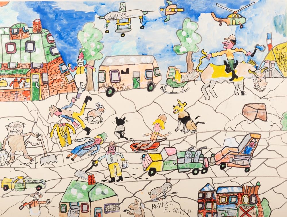 Robert E. Smith | Animated Street Scene | MutualArt