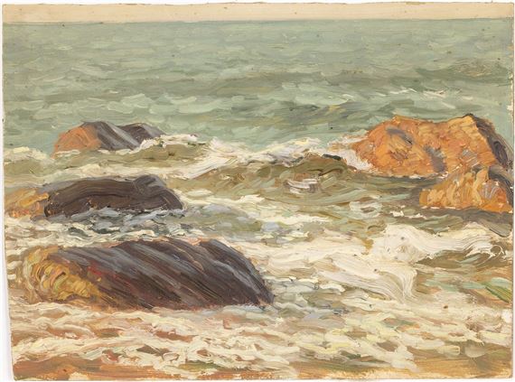 Whitney Hubbard | Coastal Scene (1920s) | MutualArt