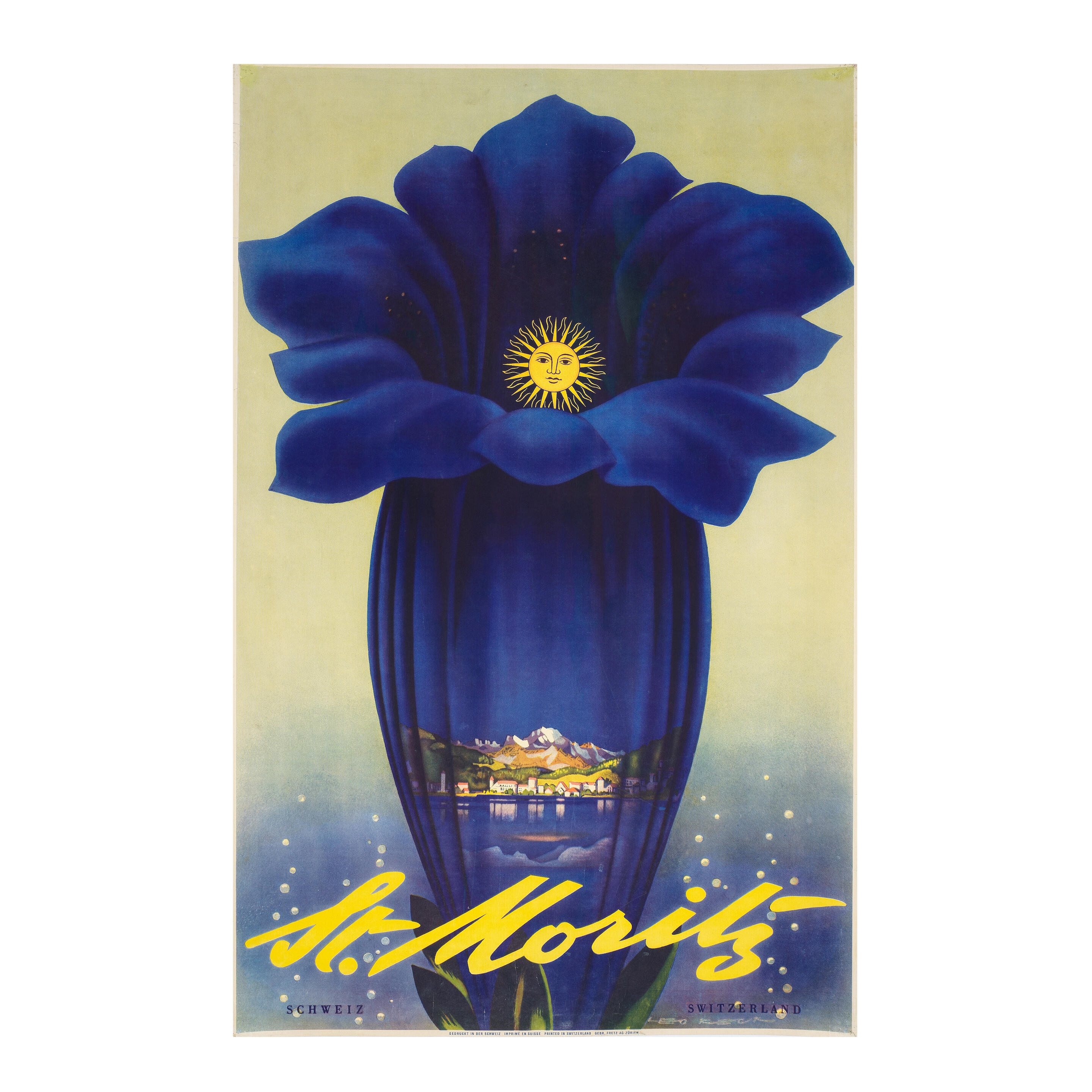 Leo Keck | St.MORITZ (1952) | MutualArt