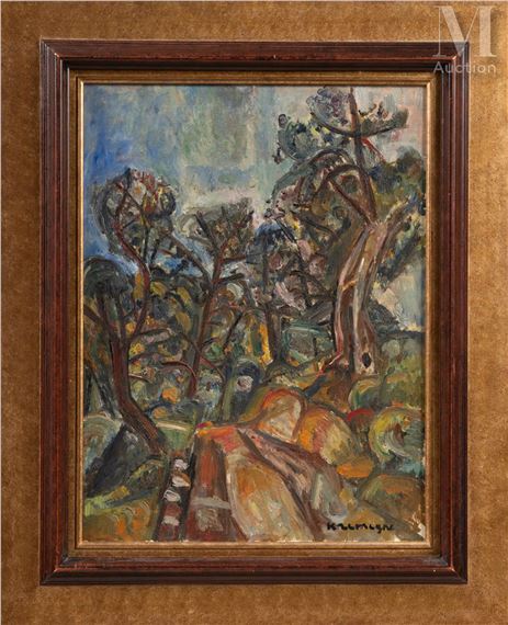 Pinchus Krémègne | Paysage de Céret (1950) | MutualArt