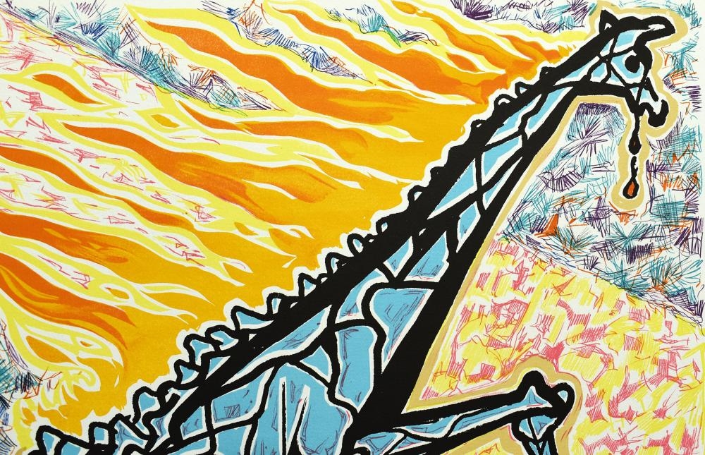 Salvador Dalí | Burning Giraffe (1976) | MutualArt