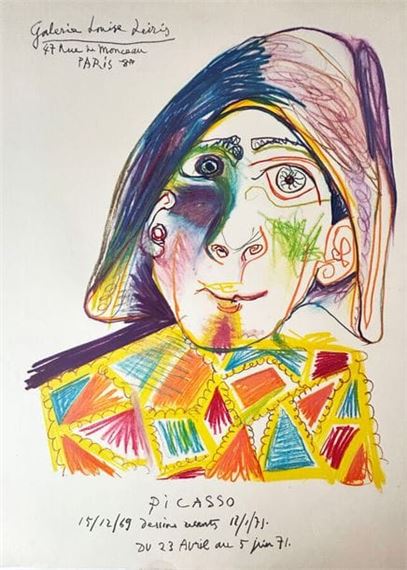 Pablo Picasso | The Harlequin (1971) | MutualArt