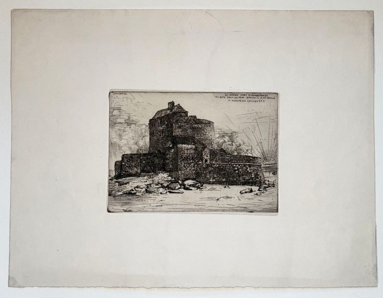 Donald Shaw MacLaughlan | The Old Fort of AMBLETEUSE (1902) | MutualArt