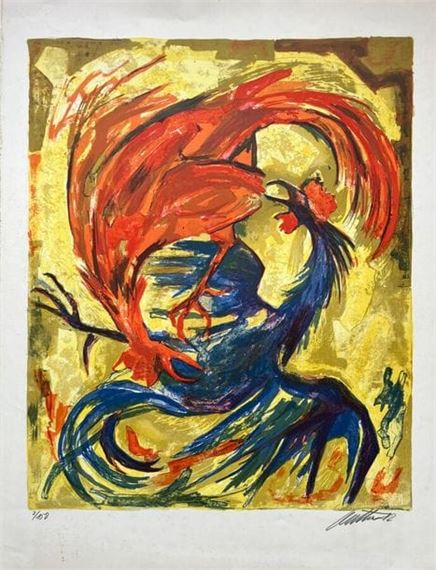 Wolf Reuther | Original lithograph (1972) | MutualArt