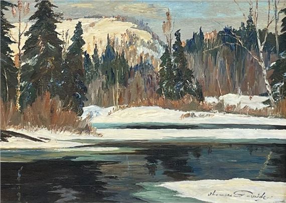 Thomas H. Garside | Laurentian Landscape (1954) | MutualArt
