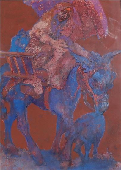 Anda Paterson | CORAL AND TURQUOISE VAR III (1995) | MutualArt