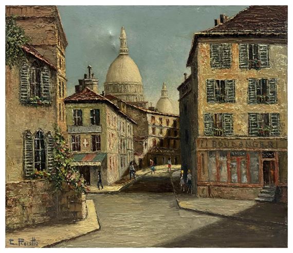 Constantino Proietto | Pariser Straßenszene mit Sacre-Coeur | MutualArt