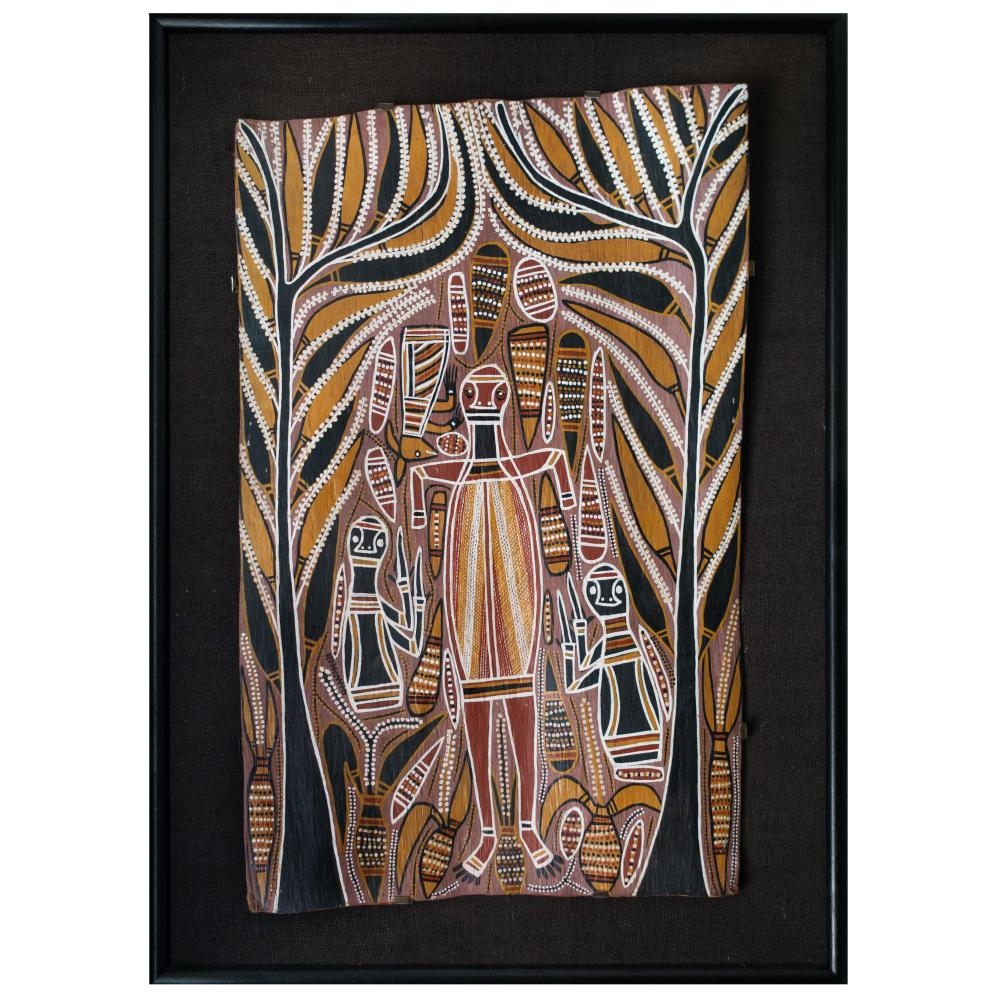 David Malangi | The Great Hunter Gurrumirringu (Circa 1980) | MutualArt