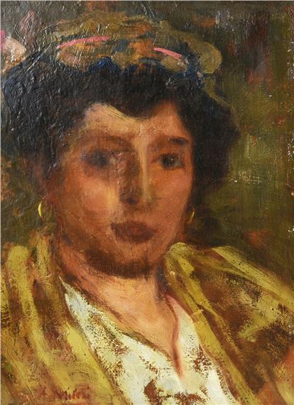 Alessandro Milesi | RITRATTO FEMMINILE | MutualArt
