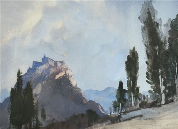 Cecil Arthur Hunt | Cecil Arthur Hunt (1873-1965), two watercolour ...